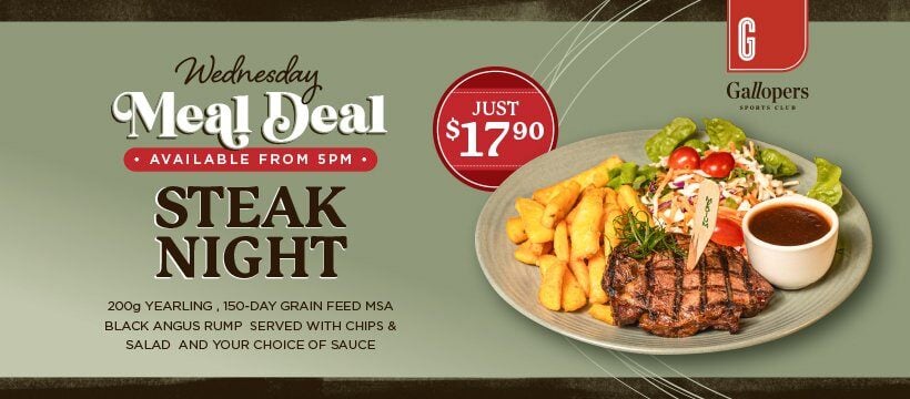 Gallopers Sports Club | Save With Our Weekly Meal Deals